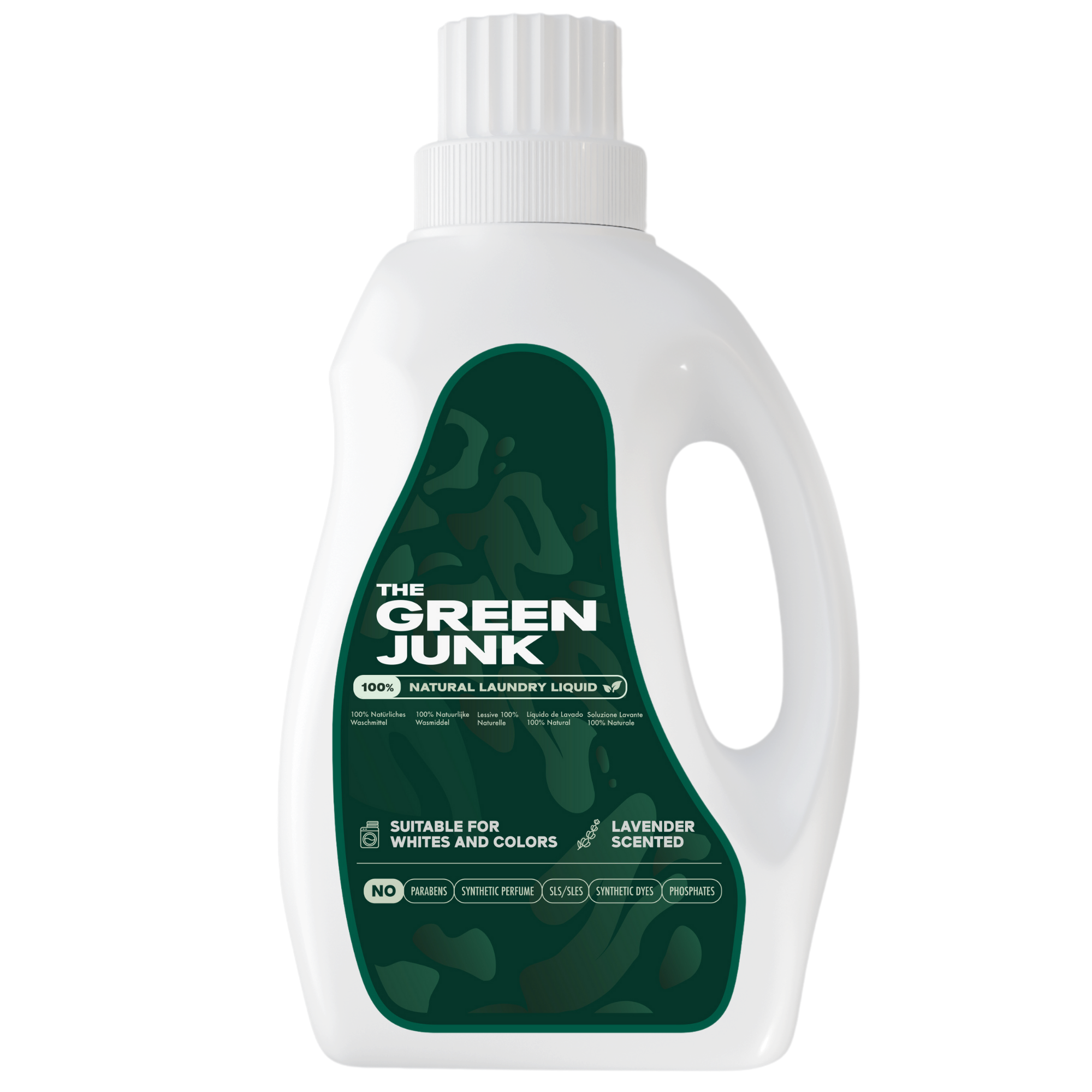 The Green Junk - 100% Natuurlijk Wasmiddel 750ML (25 wasbeurten)